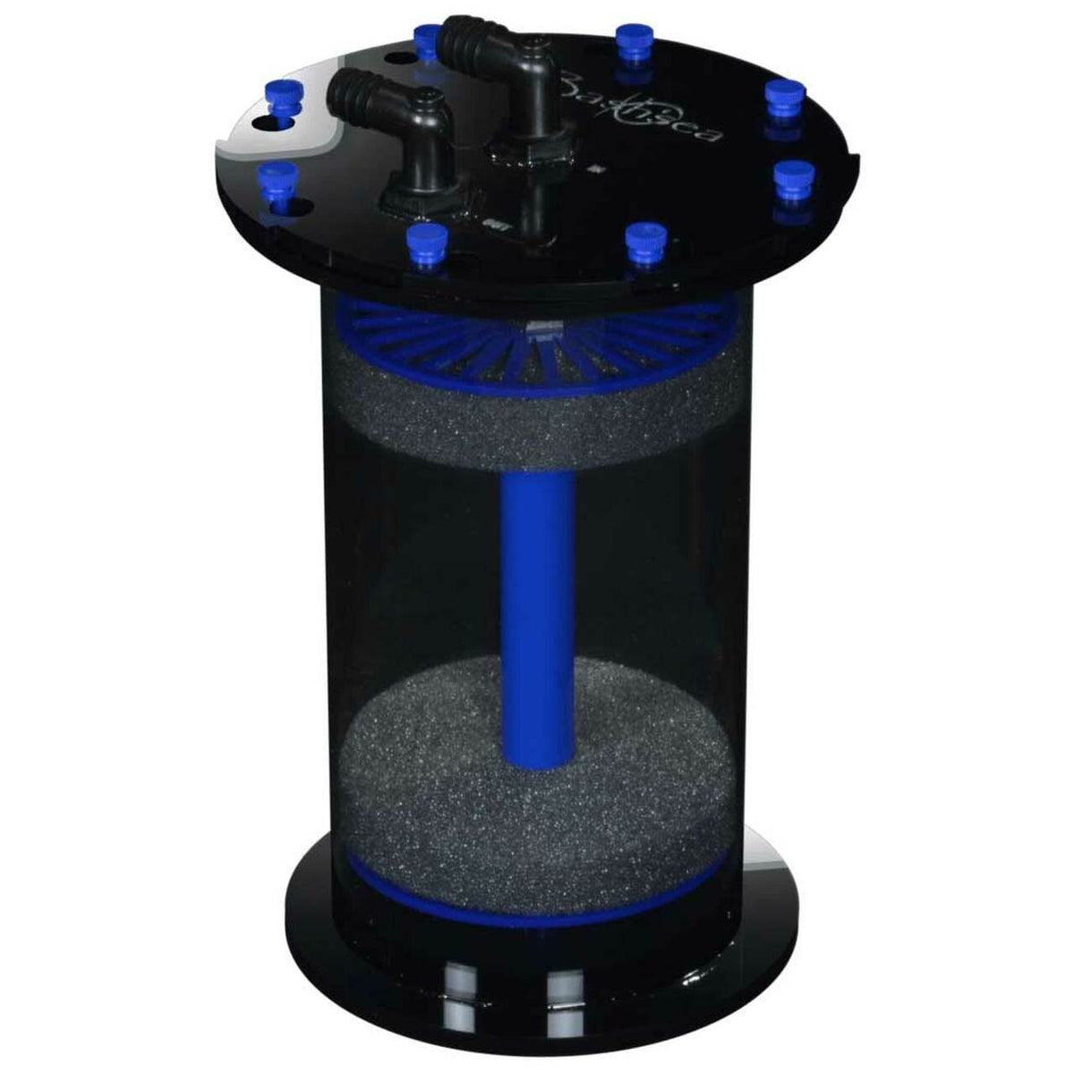 Media Chamber Reactor - 6" x 12" - Blue - Bashsea – Top Shelf Aquatics