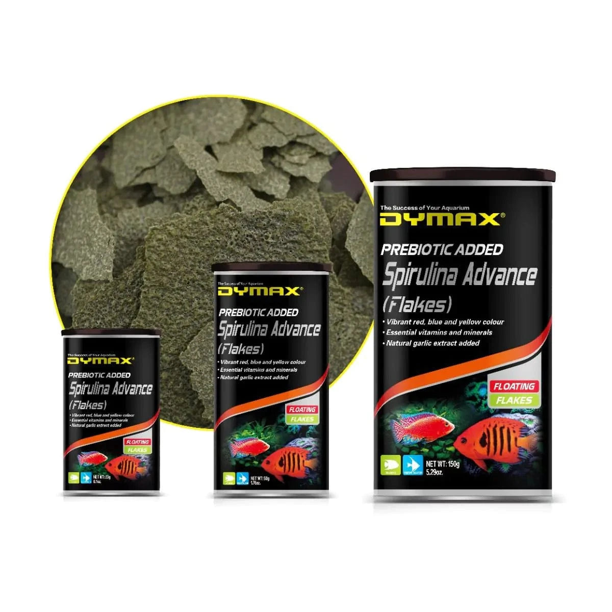 Marine Spirulina Advance Flakes - Dymax – Top Shelf Aquatics