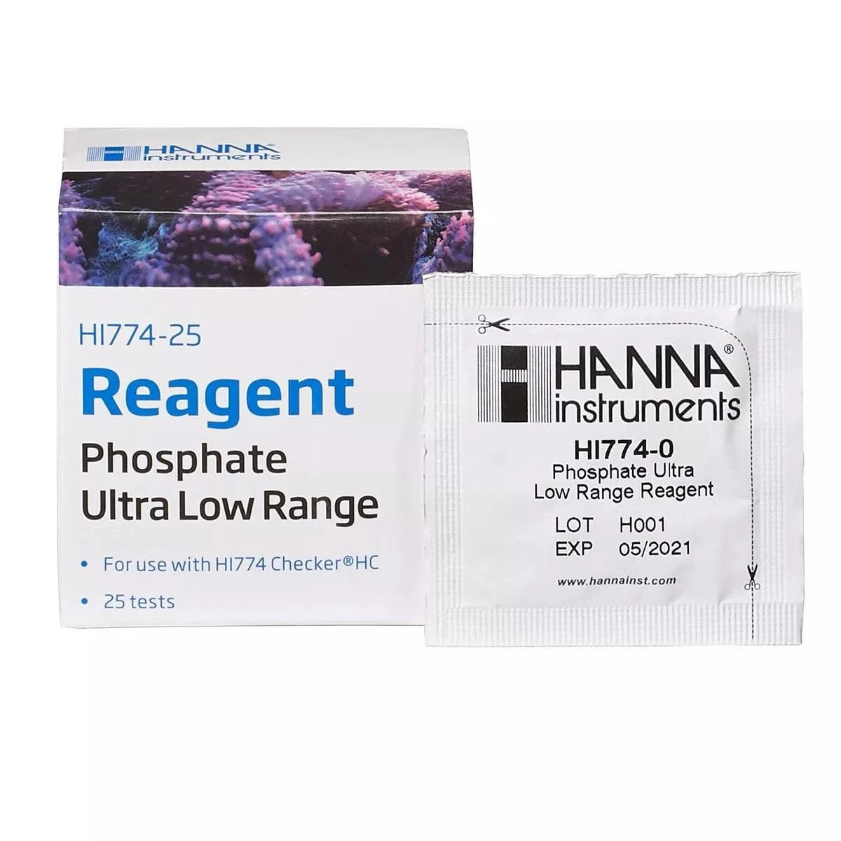 Phosphate Ultra-Low Range (PPM) Reagent - 25 Tests - Hanna Instruments ...
