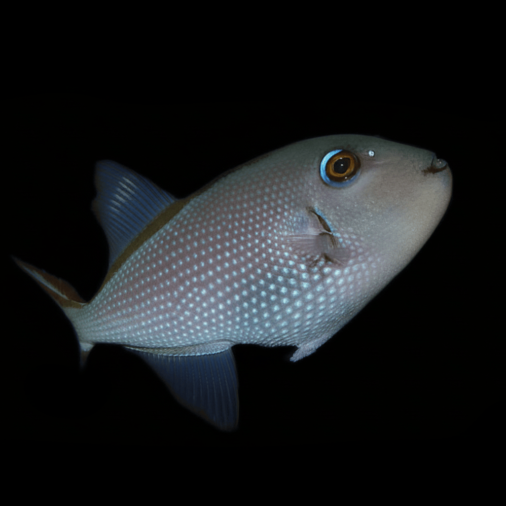 Blue Throat Triggerfish - Female - Xanthichthys auromarginatus – Top ...